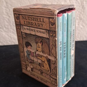 Maurice Sendak Book Set Nutshell Library Original Edition 1962 Tiny ...