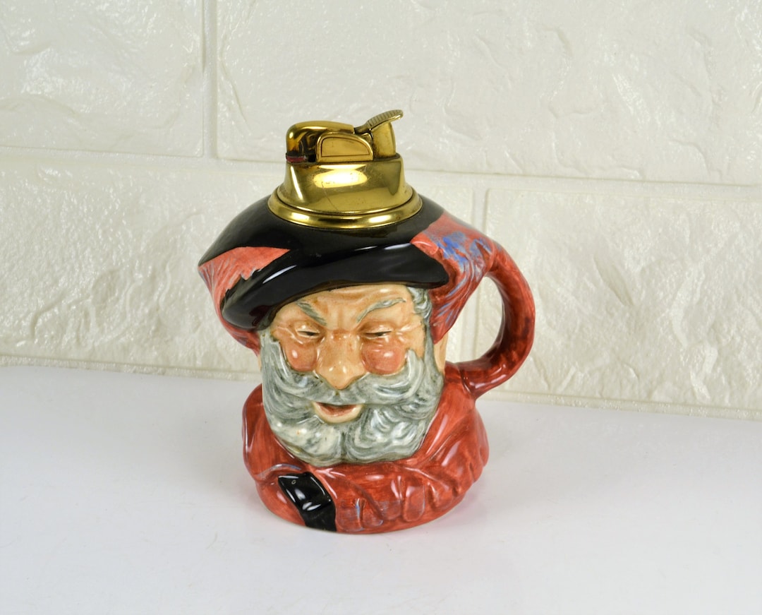Toby Jug Table Lighter Royal Doulton FALSTAFF Vintage 1940s England ...