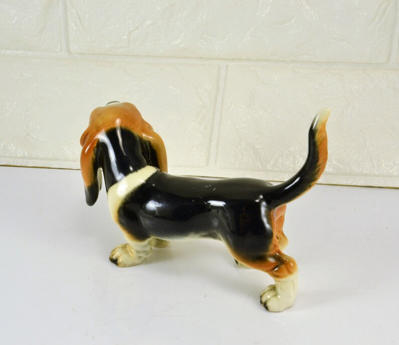 Dog Figurine Goebel Basset Hound Vintage Collectable West - Etsy