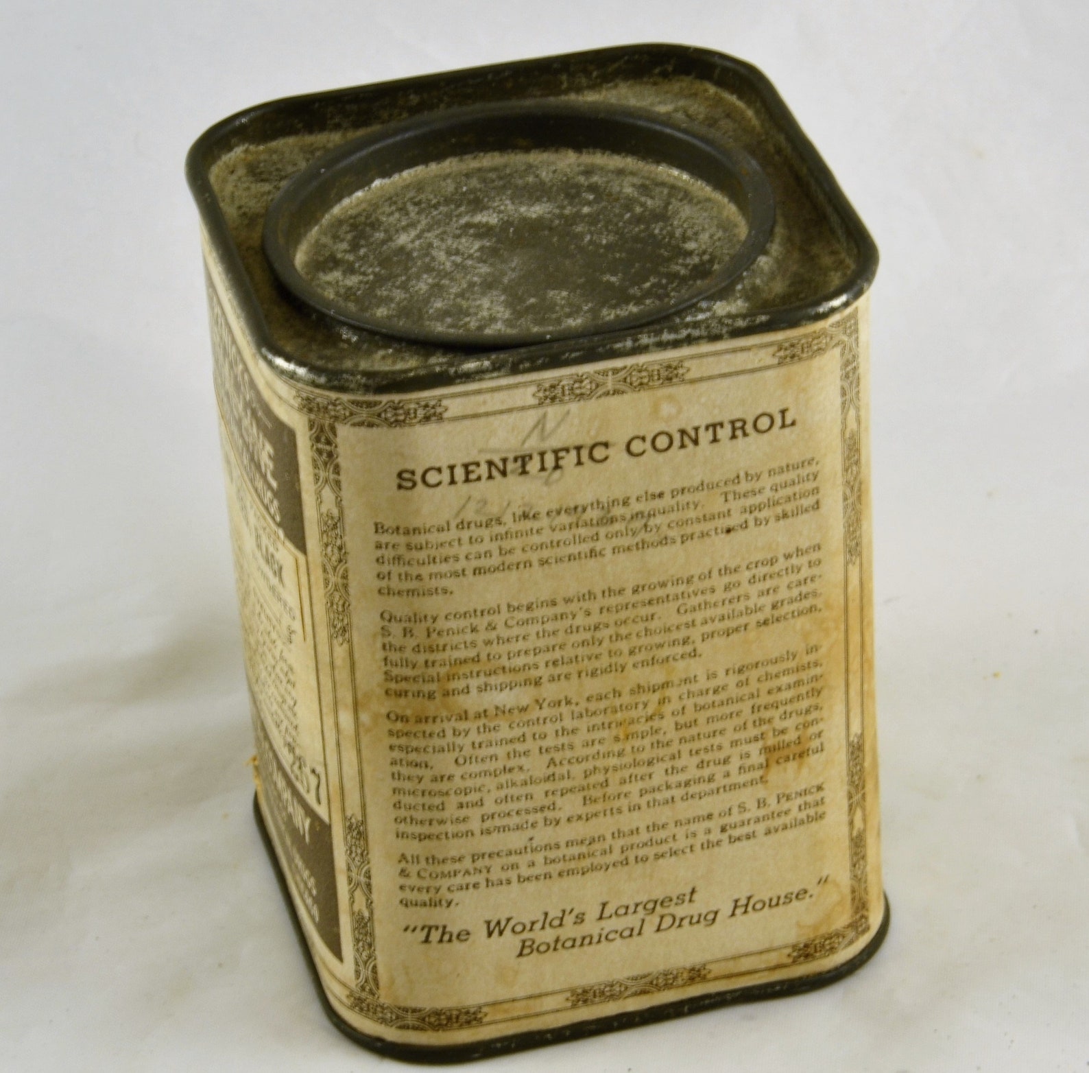 Penick's Botanical Drug Tin Black Mustard Seed Large - Etsy