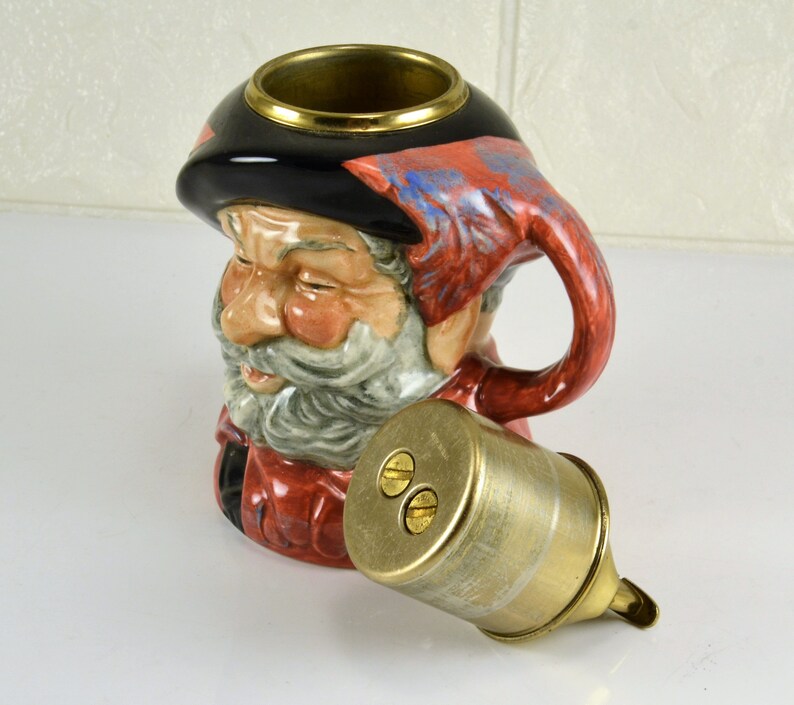 Toby Jug Table Lighter Royal Doulton FALSTAFF Vintage 1940s England ...