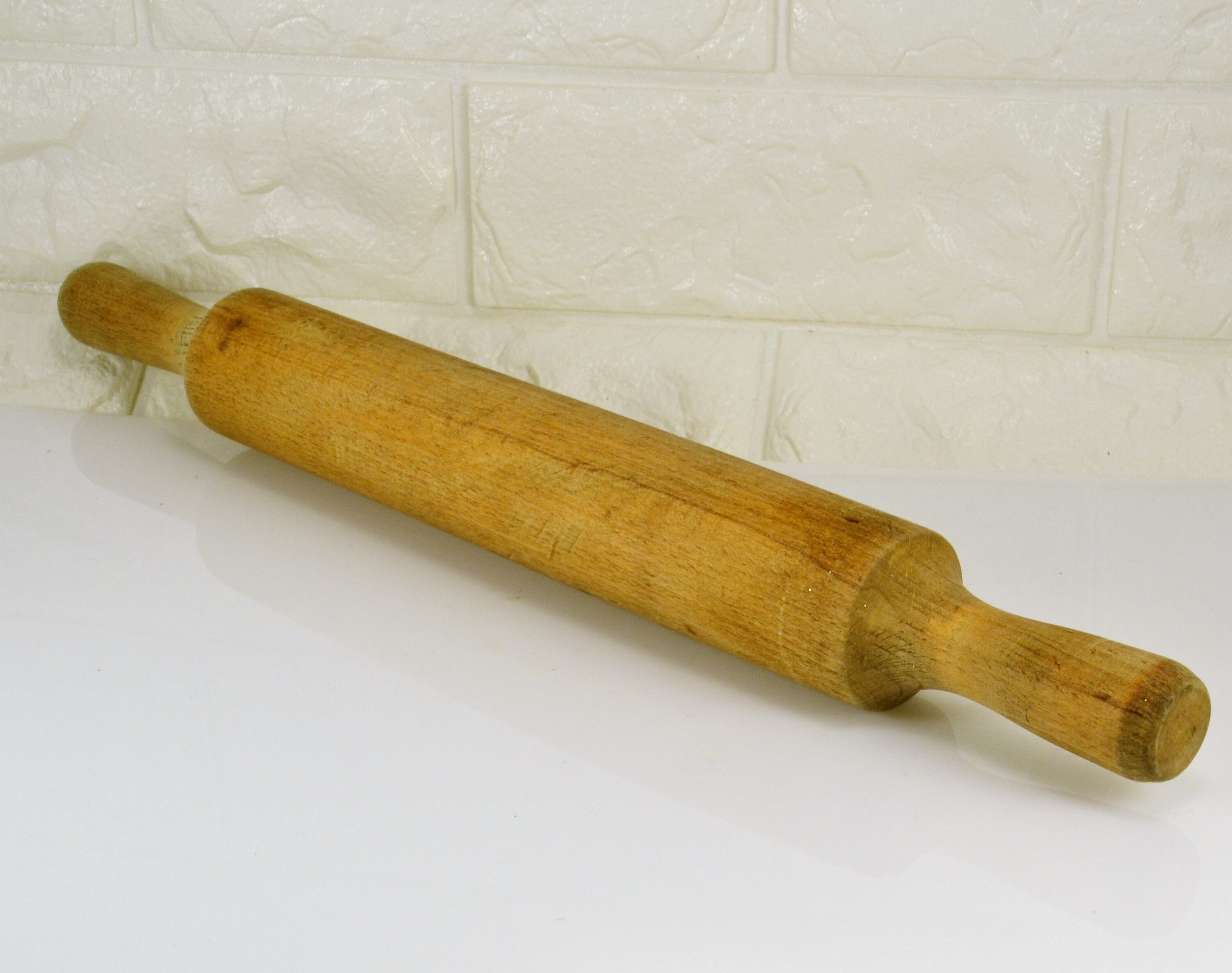 Rolling Pin Solid Wood Maple Carved One Piece Baking Tool - Etsy