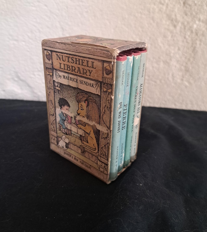 Maurice Sendak Book Set Nutshell Library Original Edition 1962 Tiny ...