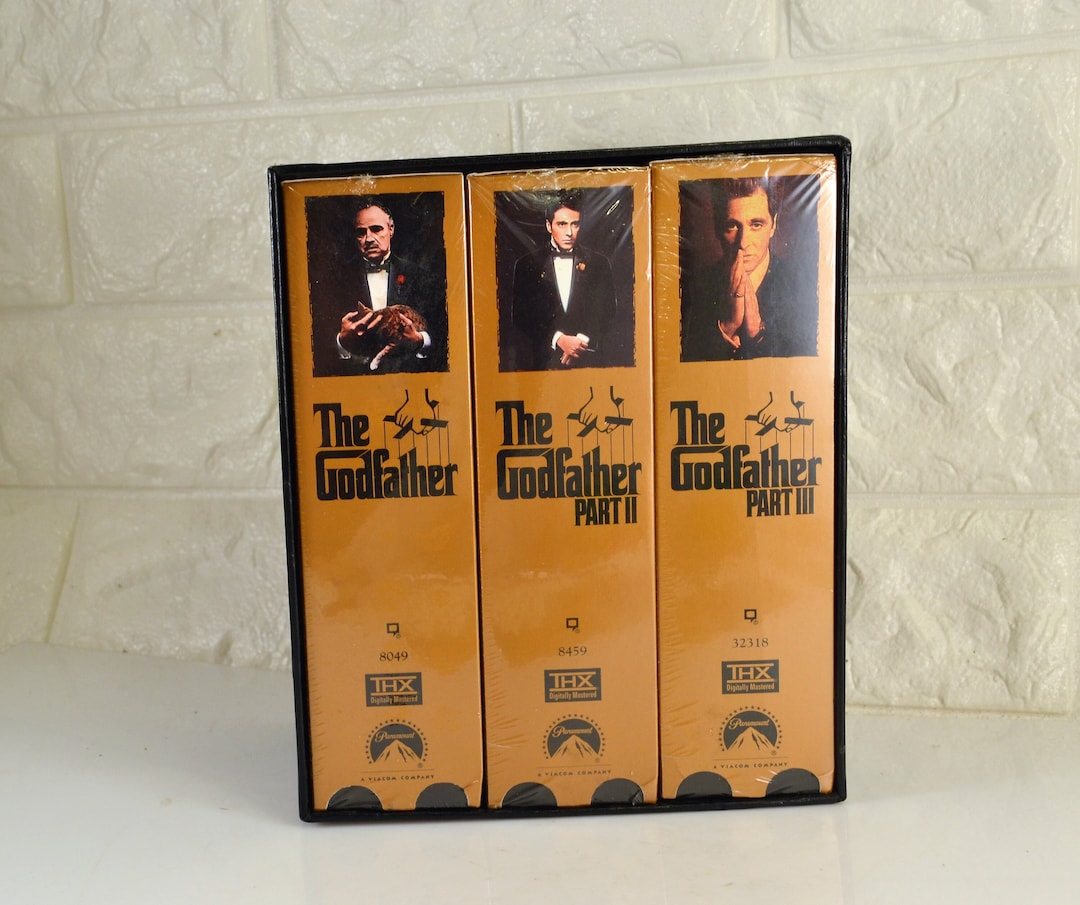 The Godfather VHS Set 1990s Still Sealed in Box Sleeve 6 Tapes - Etsy