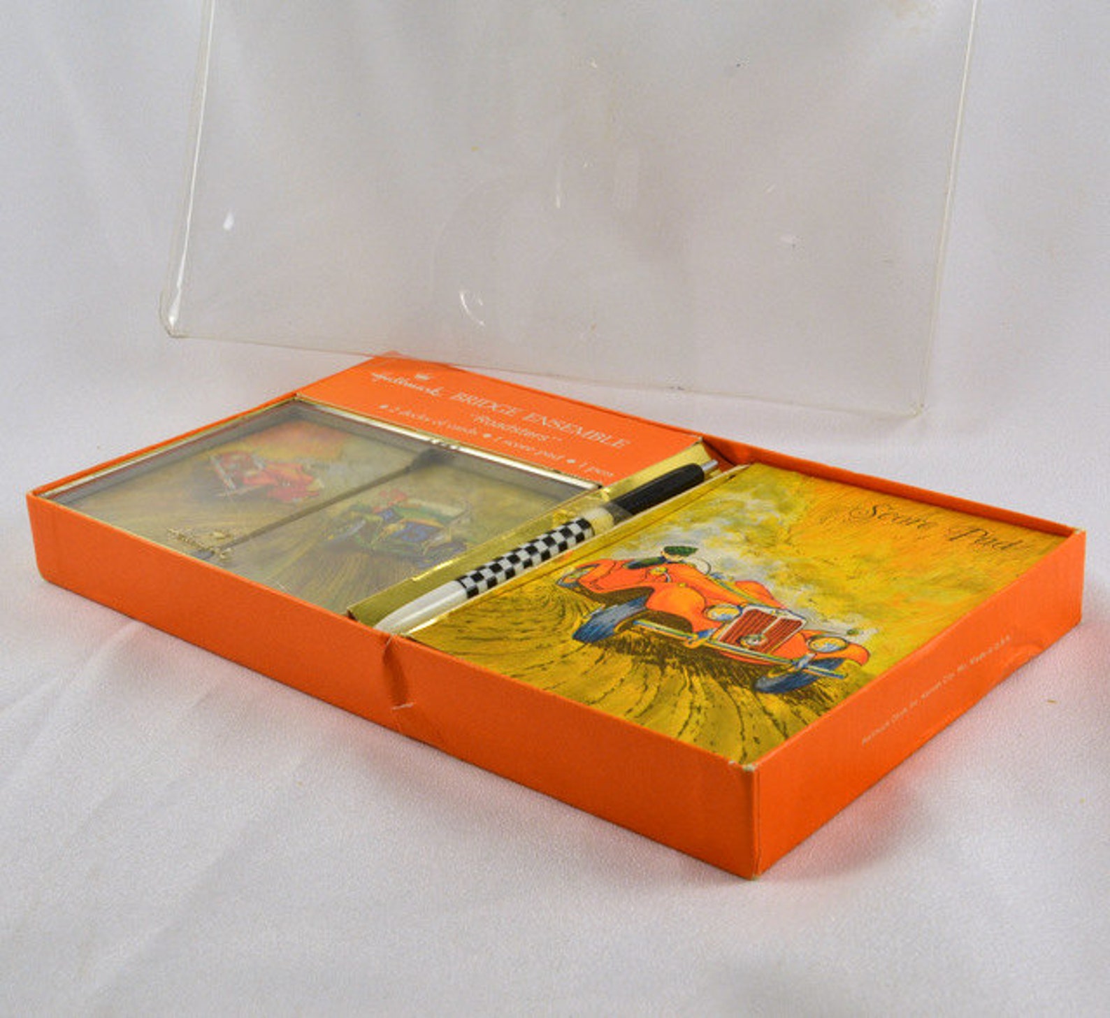 Hallmark Bridge Card Set Roadster 2 Decks of Cards in Hard - Etsy