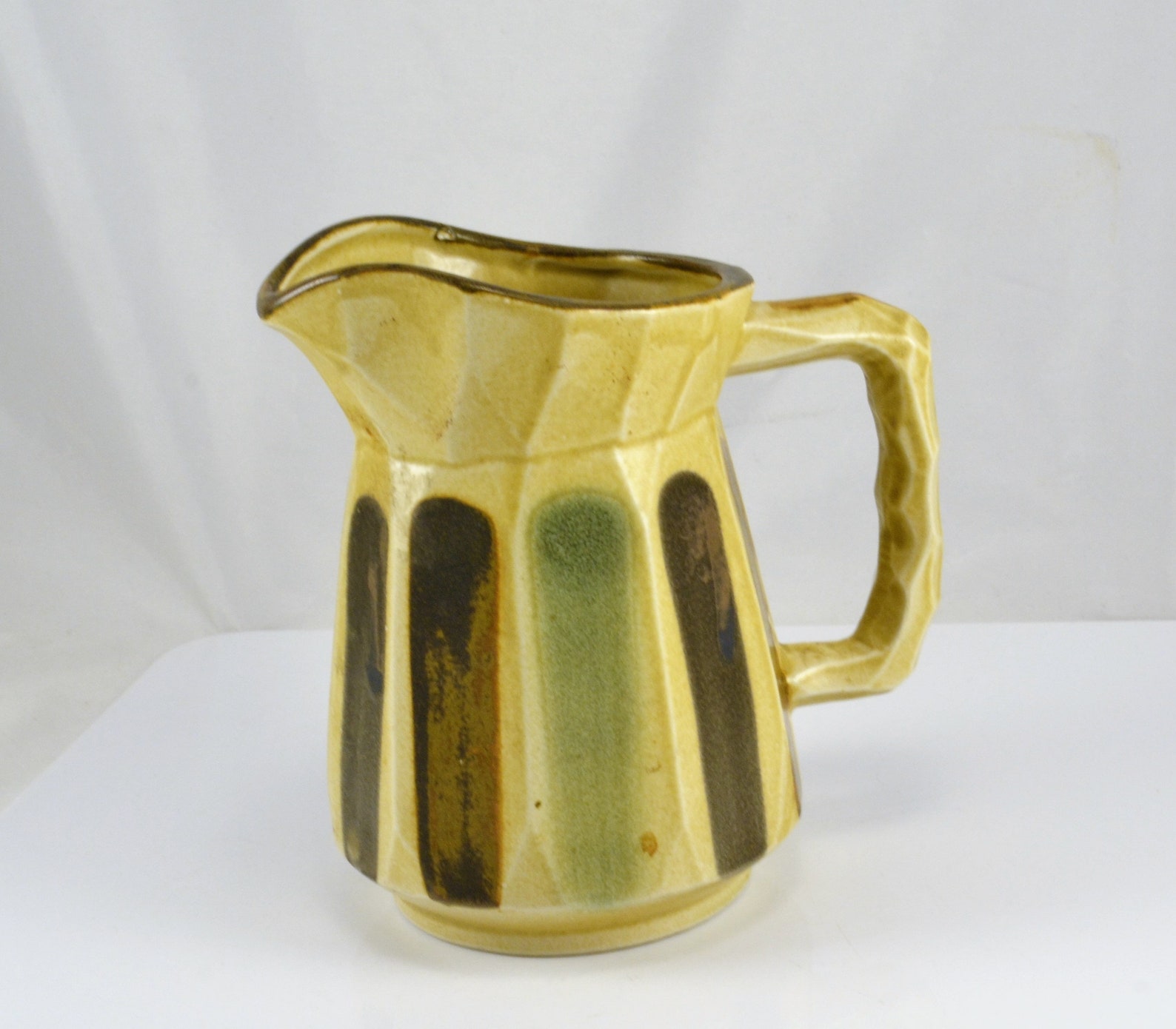 Inarco Milk Pitcher Pottery Ceramic Mid Century Style Neutral - Etsy