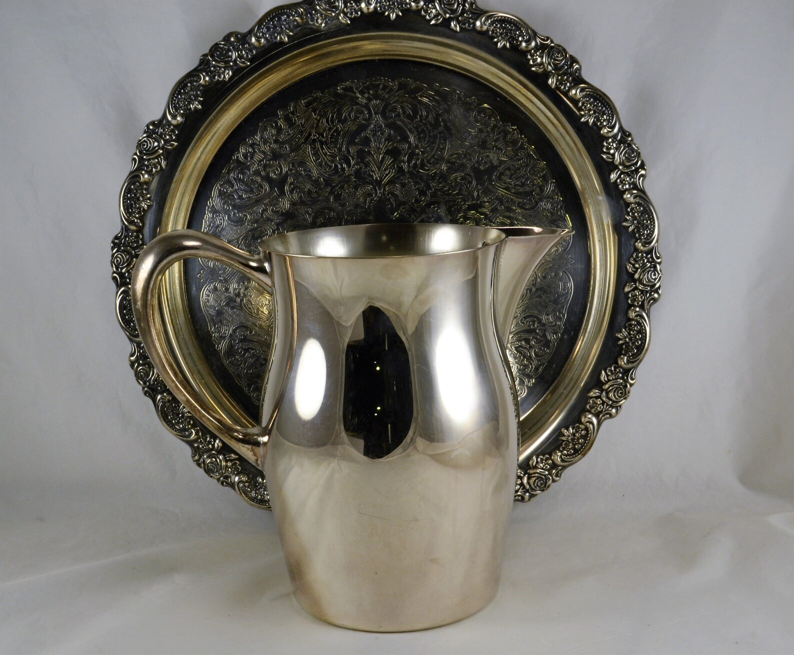 Sheridan Silver Plate Pitcher Simple Modern Lines Sleek Mid - Etsy