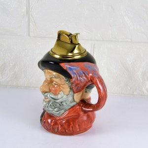 Toby Jug Table Lighter Royal Doulton FALSTAFF Vintage 1940s England ...
