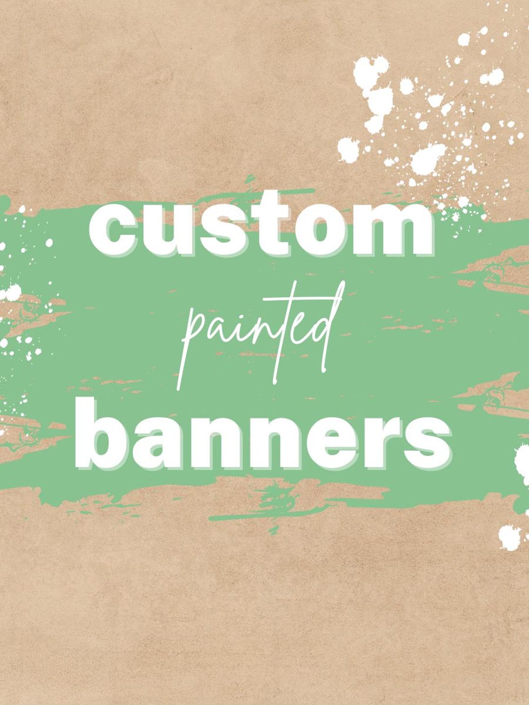 Custom Painted Banners for ANY Occasion - Etsy