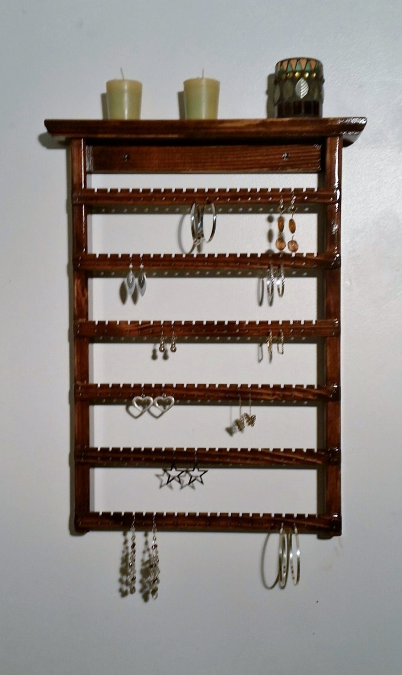 Jewelry Organizer Wall Earring Holder Wall Wall Jewelry - Etsy