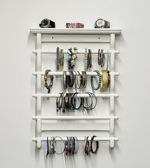 Bracelet Storage Wall Mounted Bracelet Display Wall Mounted Bracelet Storage Bracelet Organizer Rack Jewelry Rack Jewelry Organizer Etsy