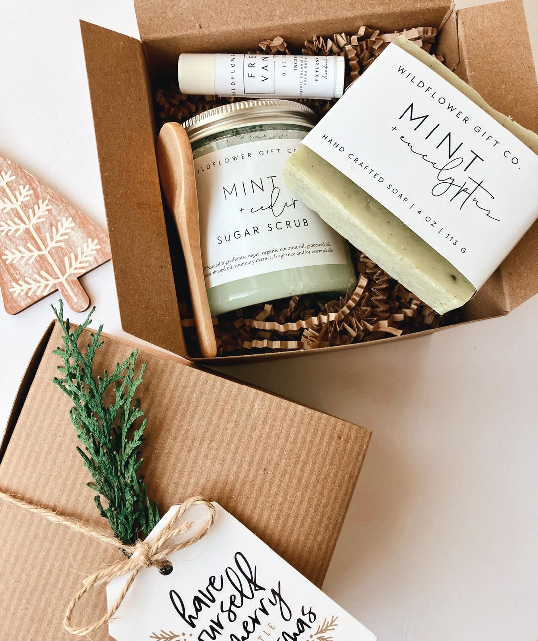 Christmas Spa Gift Box Spa Day Gift Box Spa Box for Her Gift for Co ...