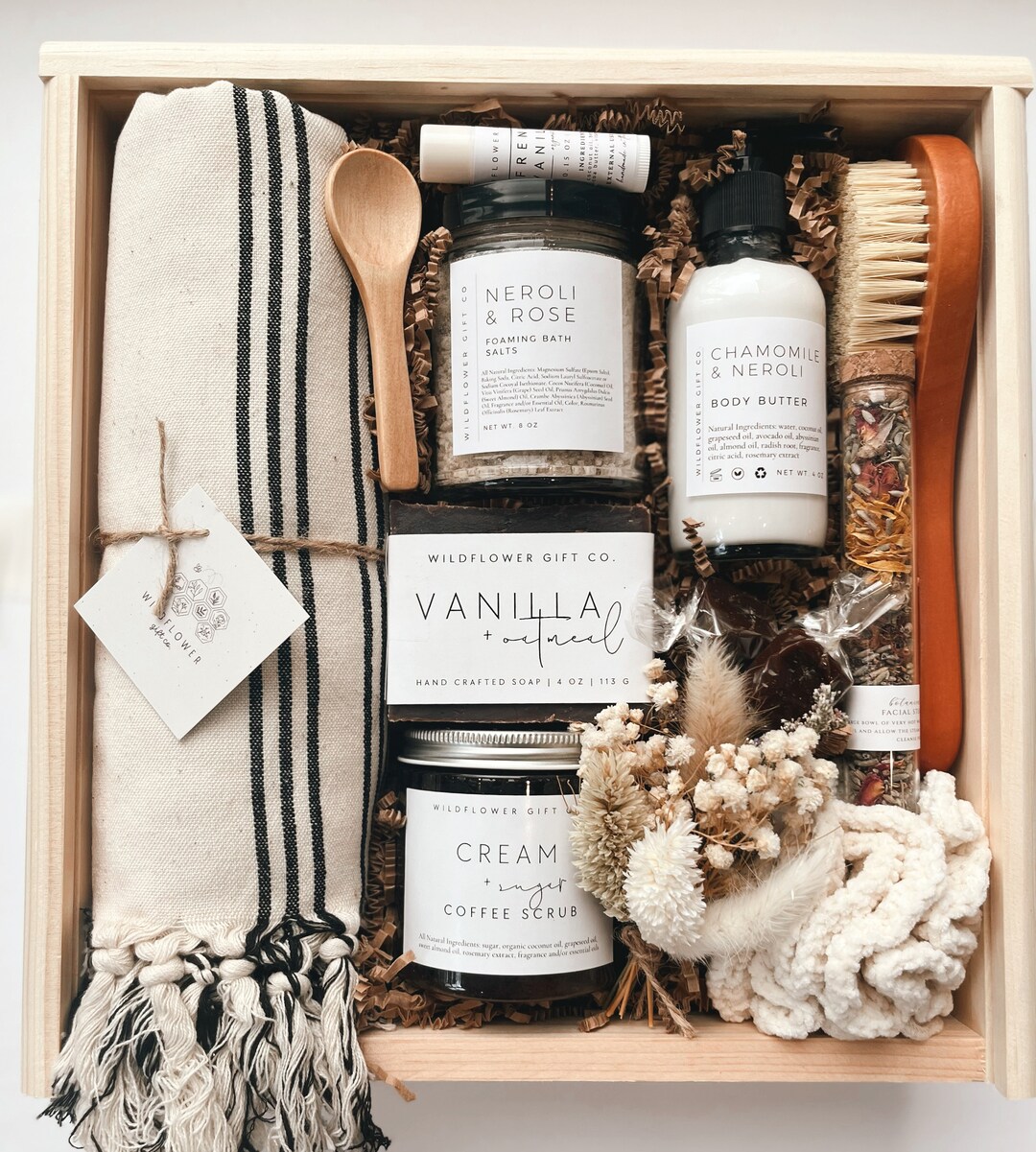 Deluxe Self Care Spa Gift Box Relaxation Spa Gift Spa Gift for Her Spa ...