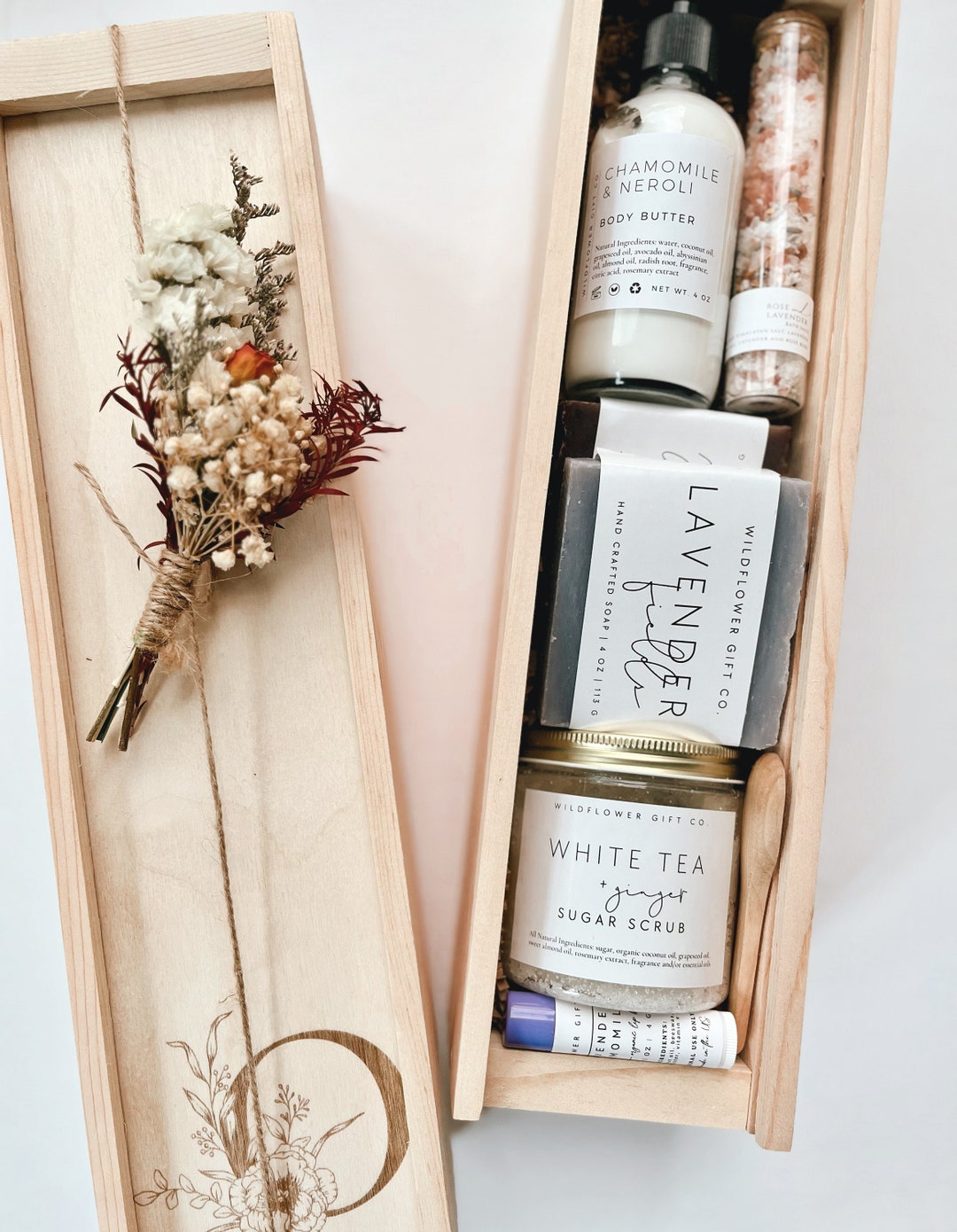 Neutral Self Care Spa Gift Box | Relaxation Spa Gift | Spa Gift for Her ...