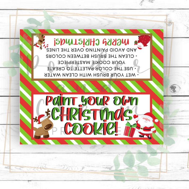 Paint Your Own Cookie - Etsy