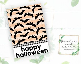 Printable Mini Cookie Card 3.5 X 5 Happy Fall - Etsy
