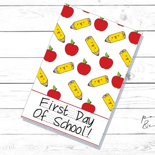 Back to School Printable Mini Cookie Card 3.5 X 5 - Etsy