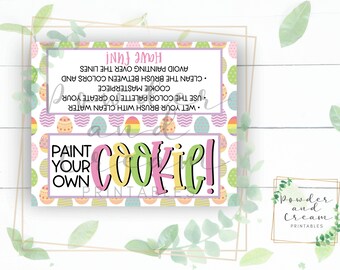 Paint Your Own Cookie | Etsy