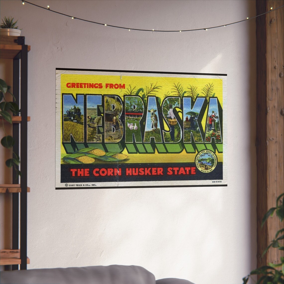Greetings From Nebraska: A Vintage Ode to the Corn Husker State - Fine ...