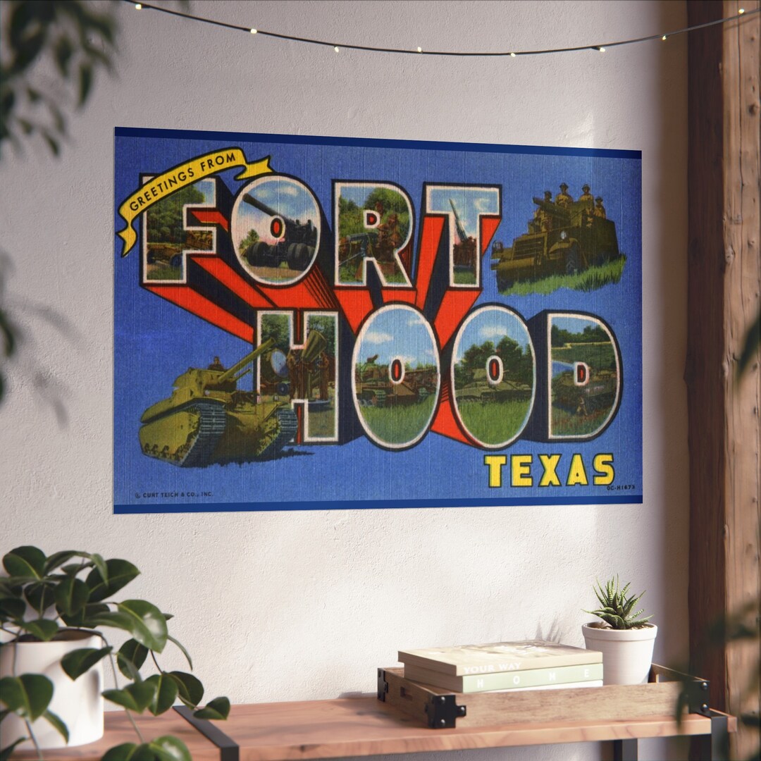 Armored Greetings: Fort Hood's Vintage Military Postcard Tribute - Fine ...