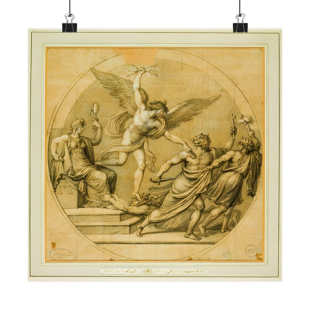 Triumph of Justice: Allegory of Victory Over Tyranny - Fine Art Poster ...