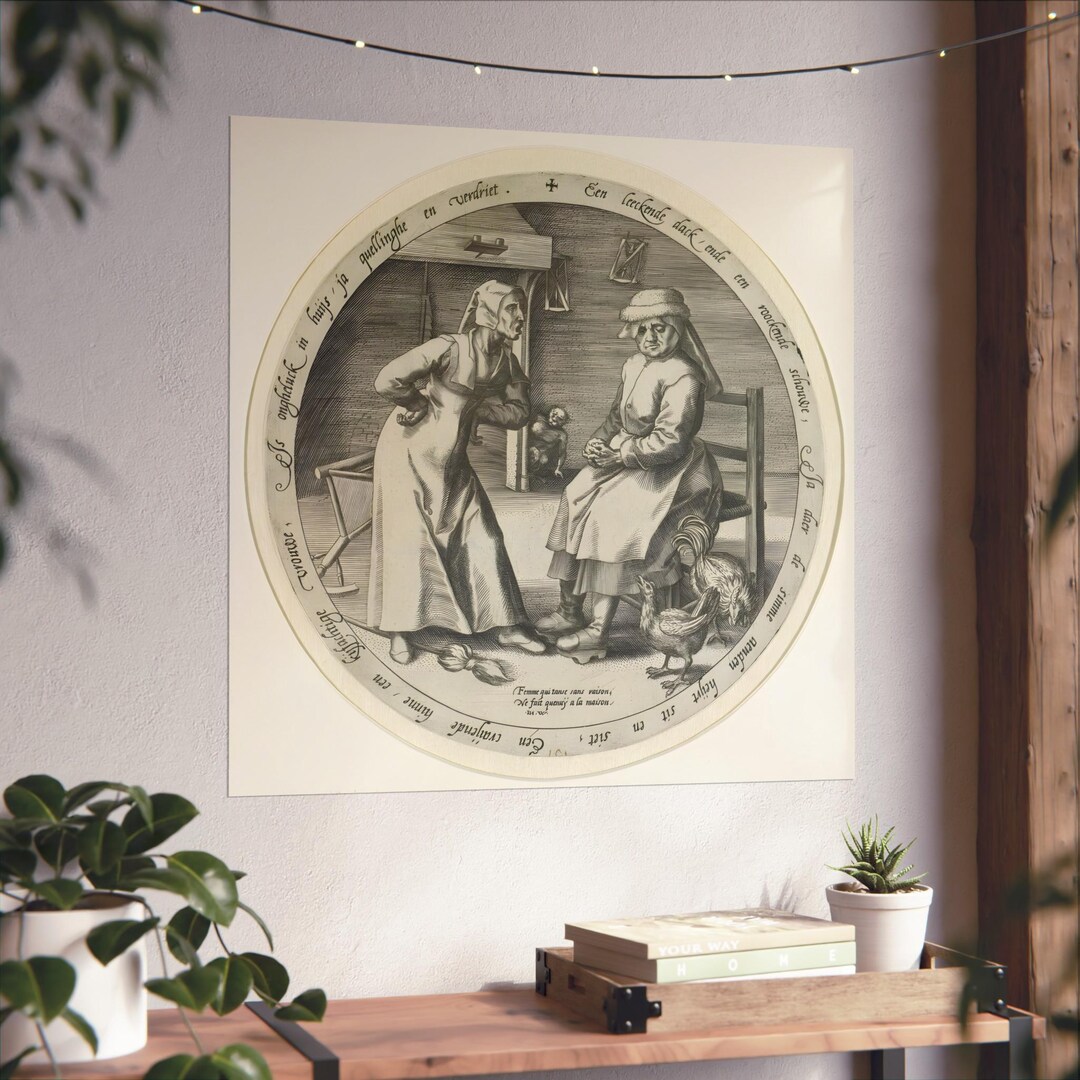 The Scolding Wife: A 17th Century Dutch Moral on Domestic Harmony Fine ...