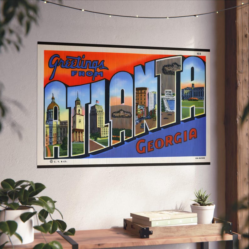 Vintage Atlanta: A Mid-century Postcard Panorama of the Southern ...