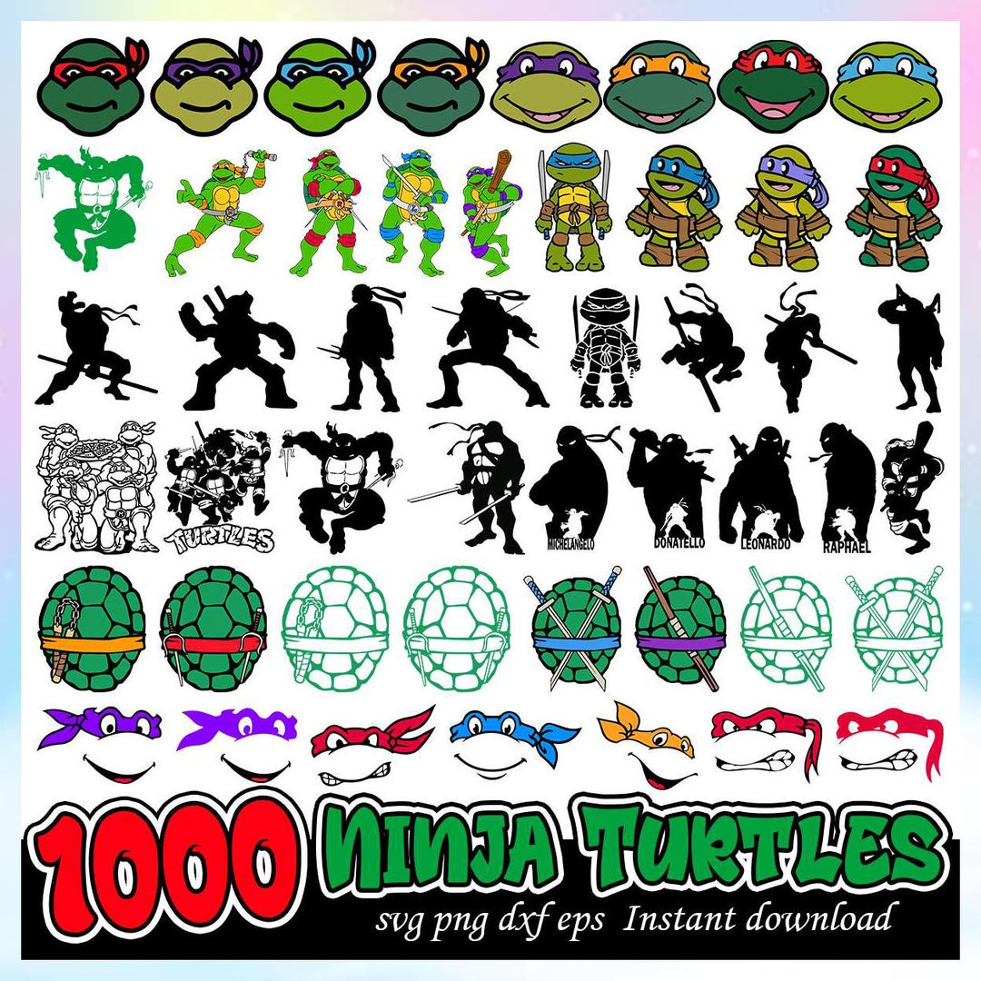 Ninja Turtles SVG, Ninja Tutles Png, High Quality Layered Files, Svg ...