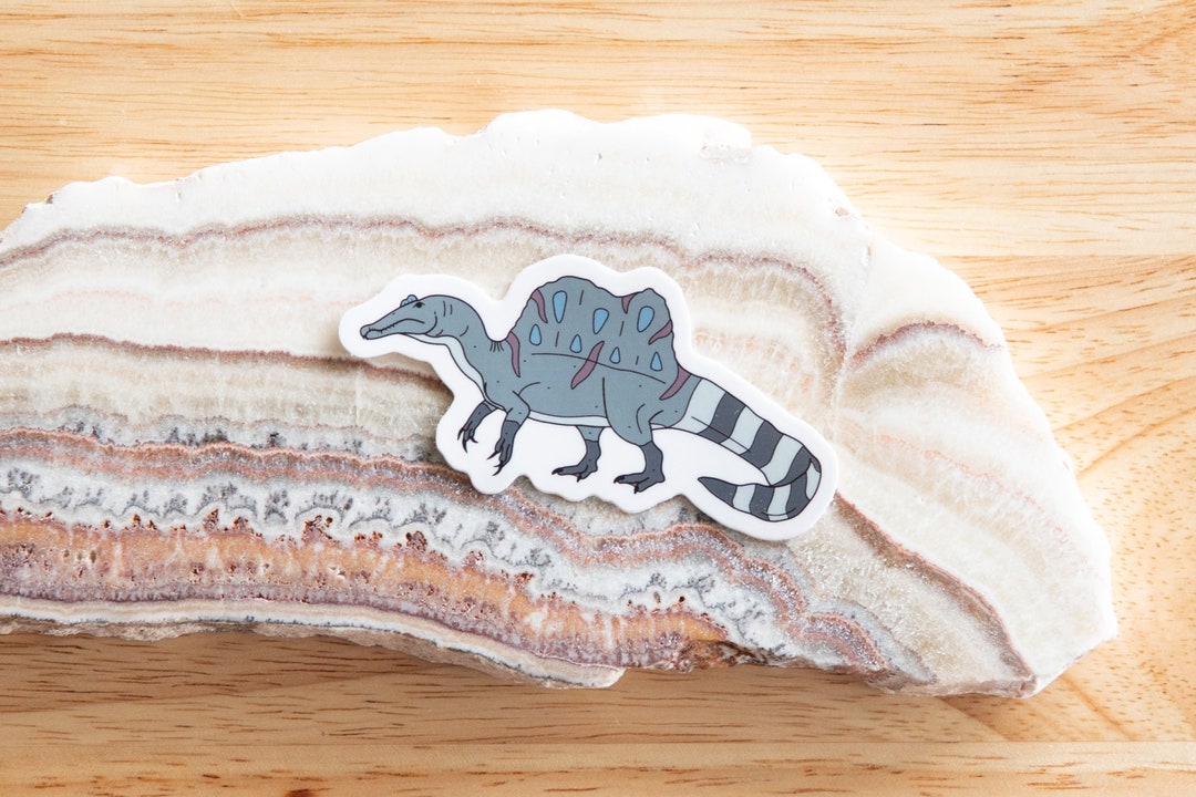 Spinosaurus Sticker, Vinyl Dinosaur Sticker, Spinosaurus Aegyptiacus - Etsy