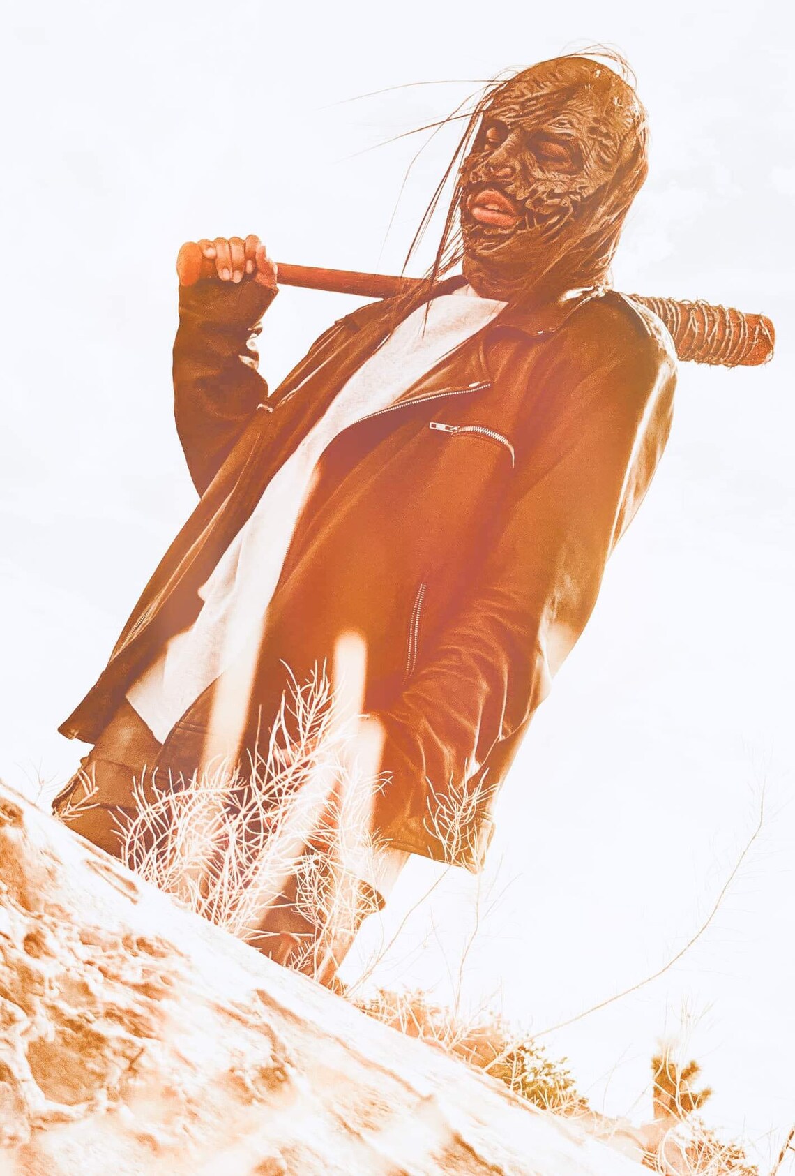 Walking Dead inspired Negan whisper mask | Etsy