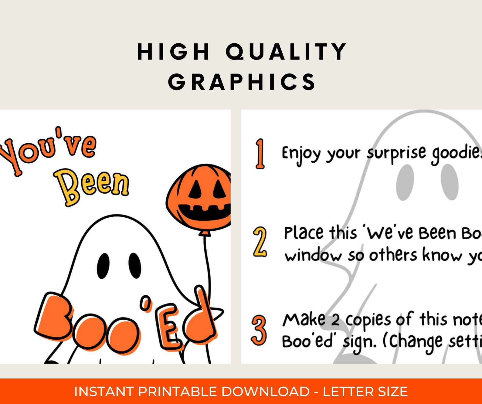 You’ve Been Booed Printable | Halloween Boo Game Signs | We’ve Been ...