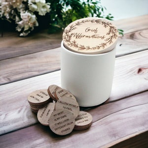 Grief Affirmation Jar | Sympathy Gift for Loss | Words of Comfort ...