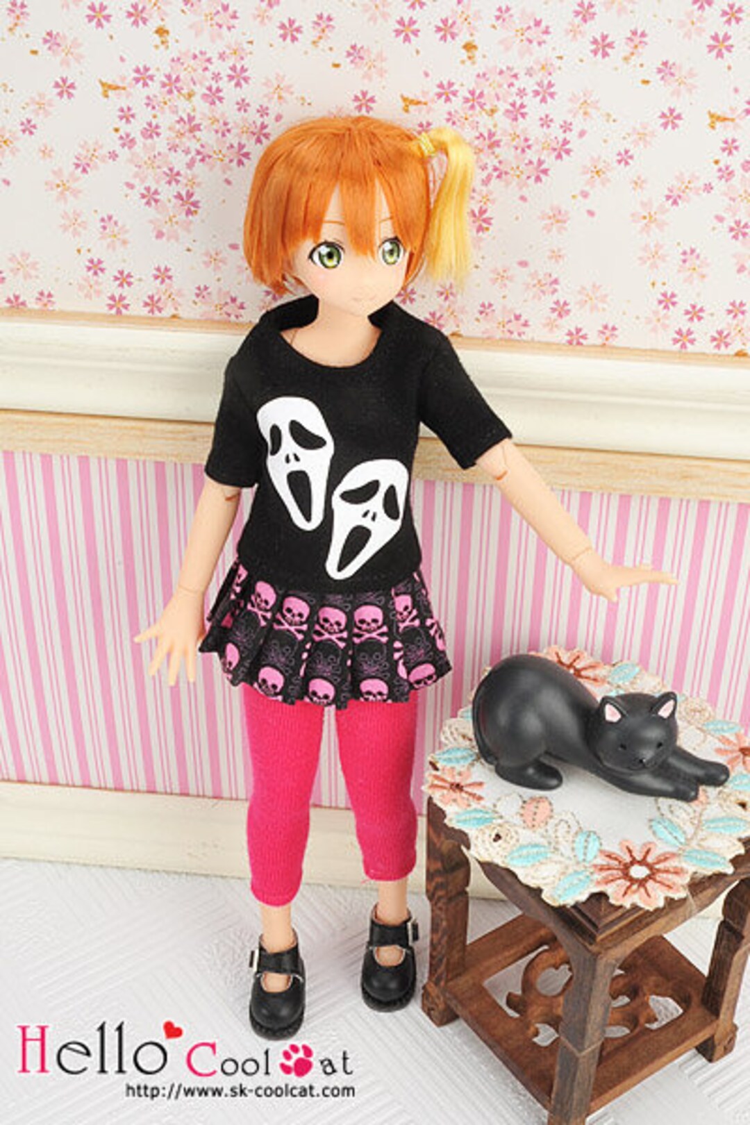 Blythe／pullip Short Sleeves Print Tee（mask） - Etsy
