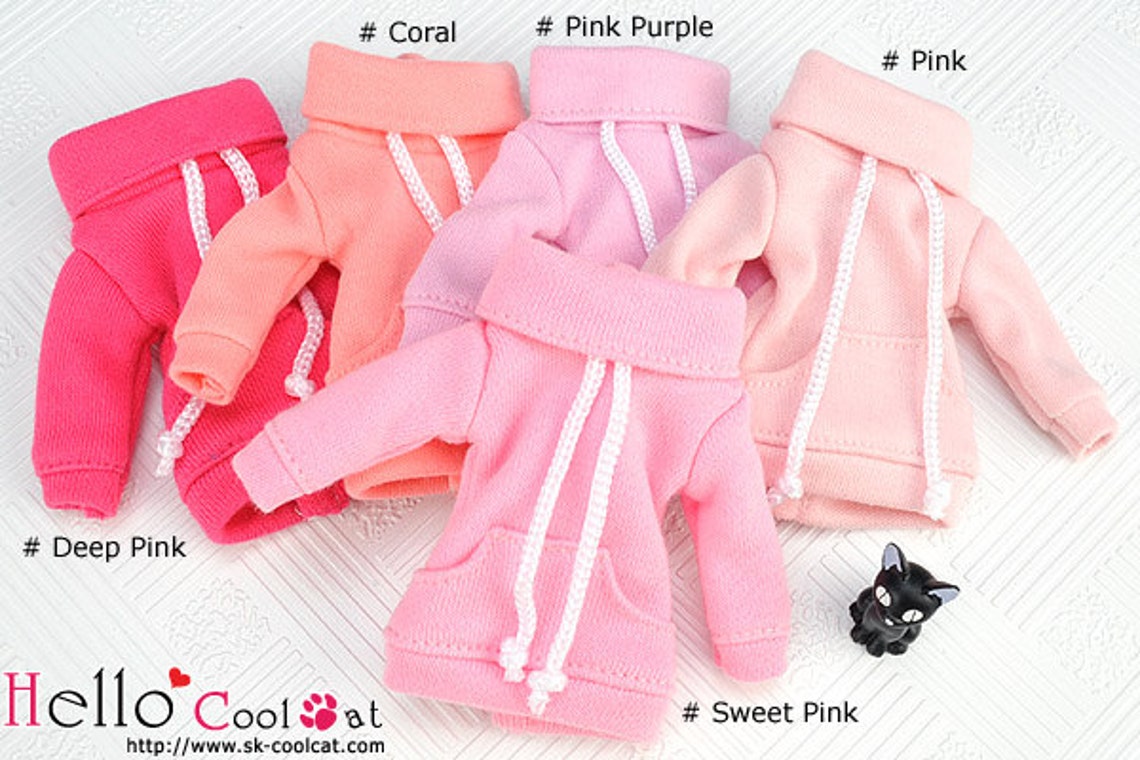Blythe Pullip Doll Pocket Top Pink Series Etsy