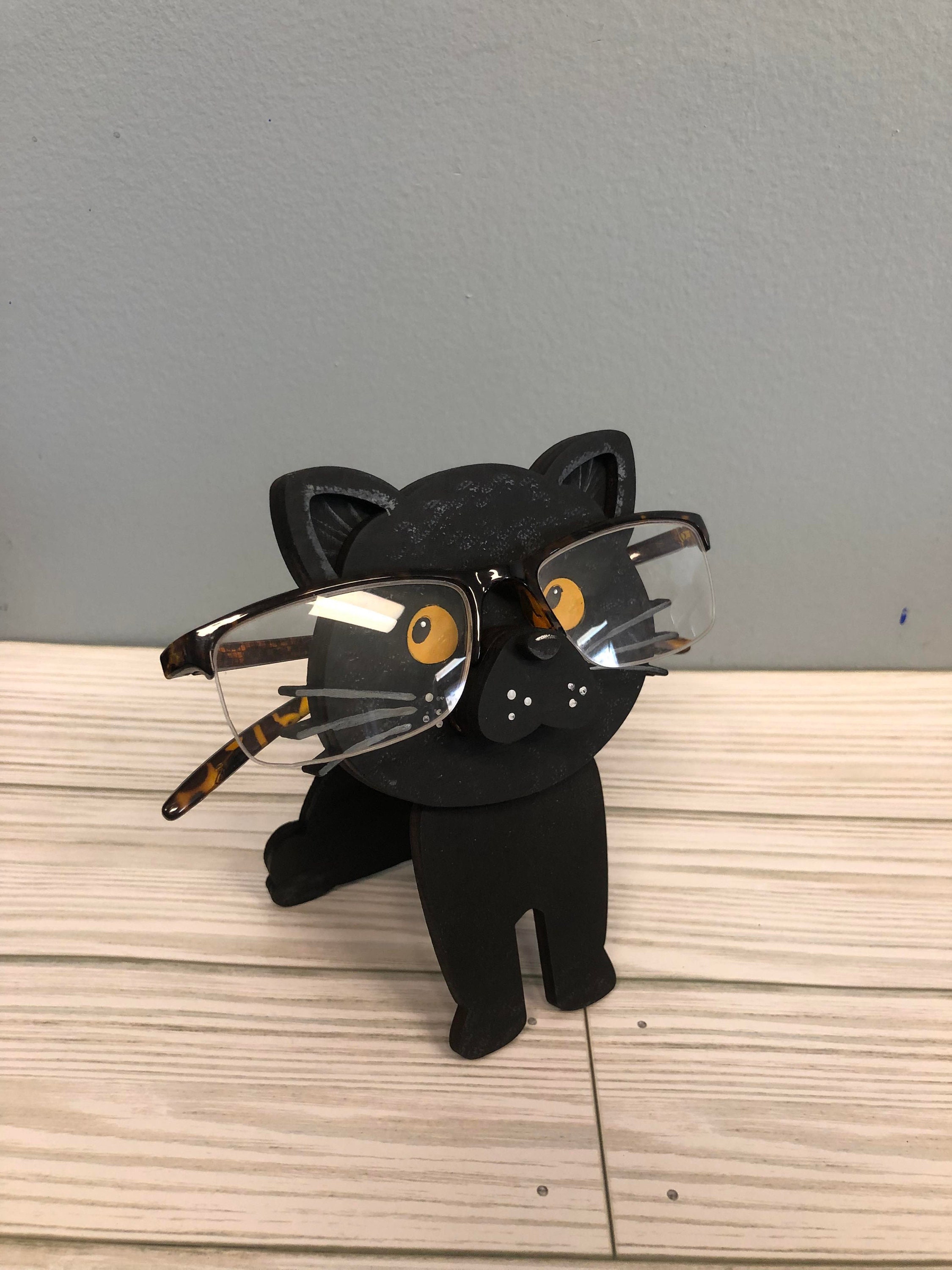 Cat Eyeglass Holder Stand Kitten Stand - Etsy