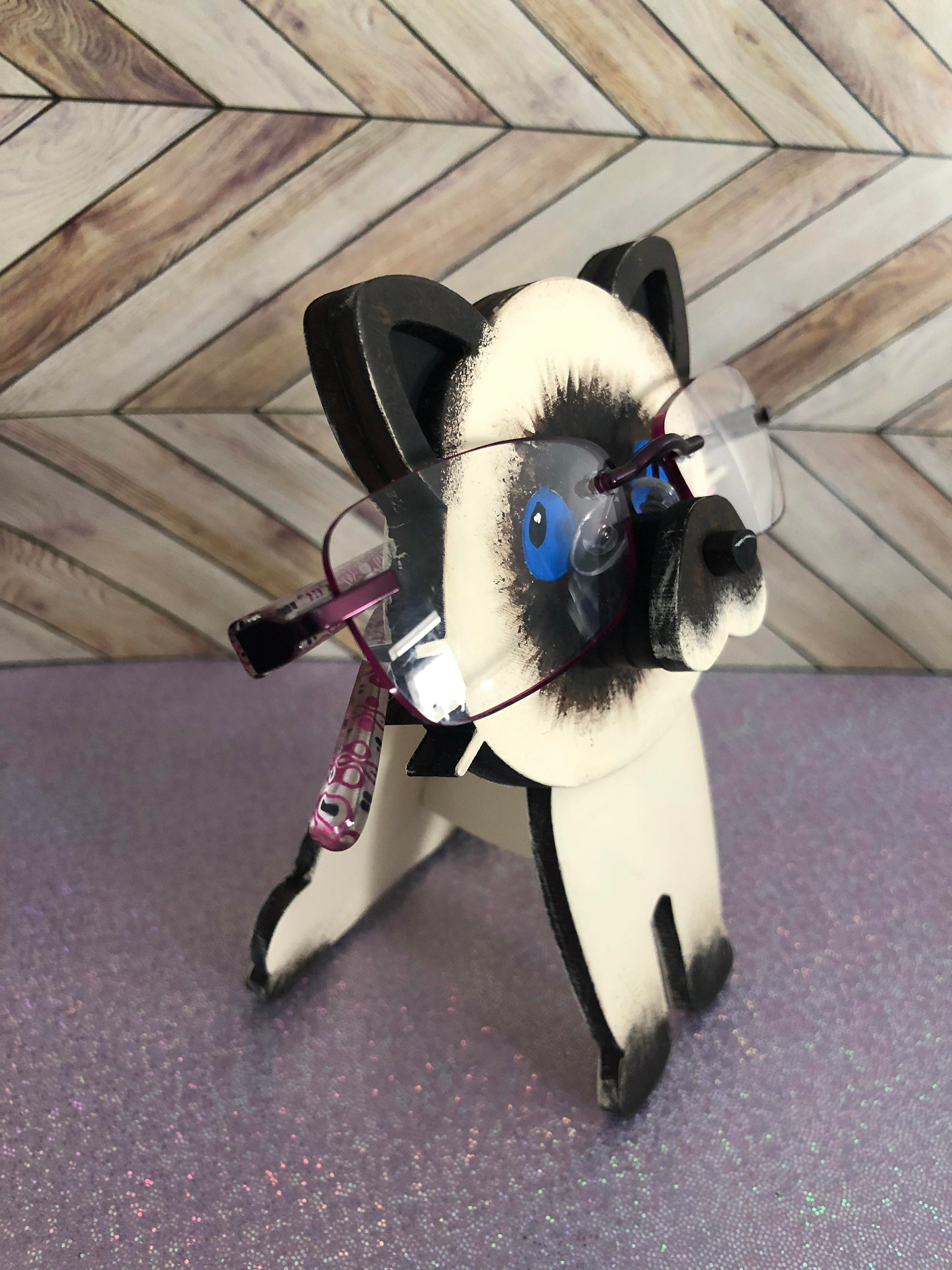 Cat Eyeglass Holder Stand Kitten Stand - Etsy