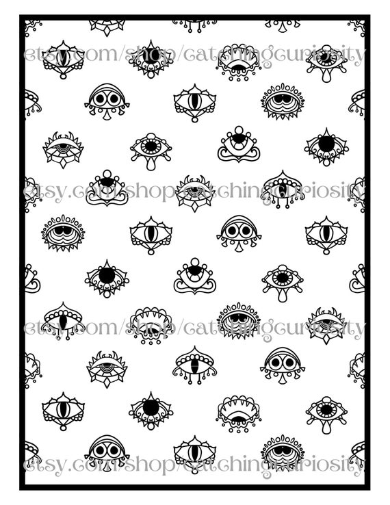 Evil Eye Coloring Pages