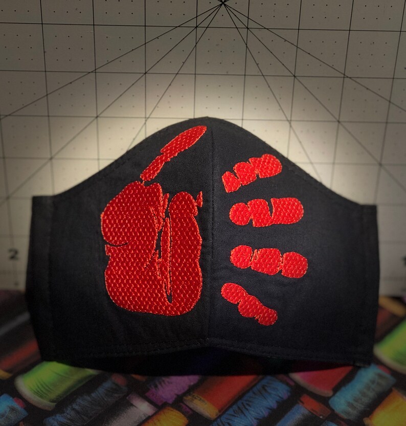 5x7 Hoop Red Hand MMIW Embroidery Design Missing Murdered Indigenous ...