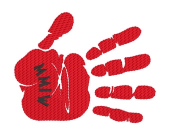 Red Hand _ No More Stolen Sisters _ MMIW Embroidery Design 3 - Etsy