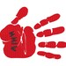 5x7 Hoop Red Hand MMIW Embroidery Design Missing Murdered Indigenous ...