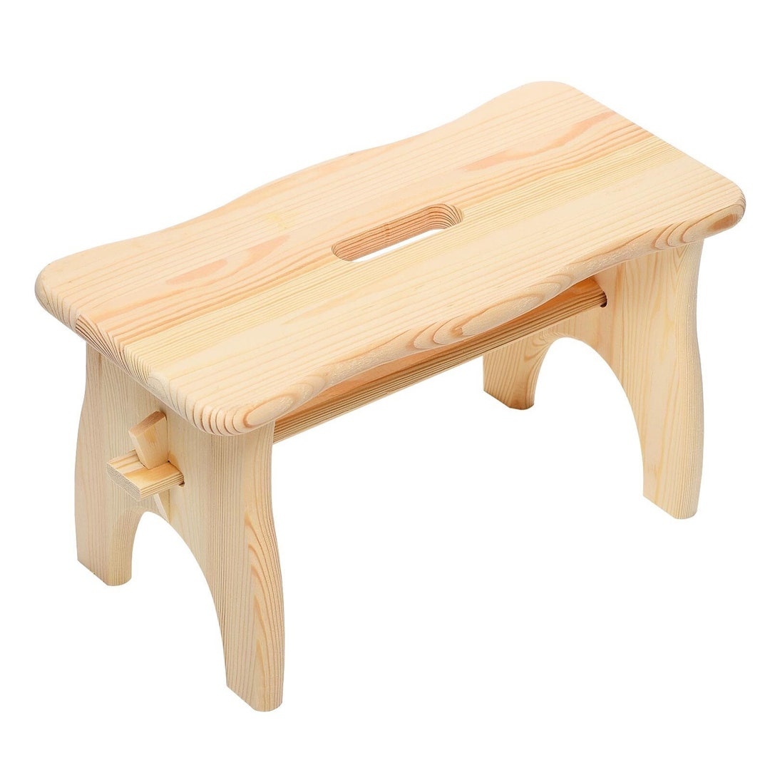 Childs Wooden Stool - Etsy UK
