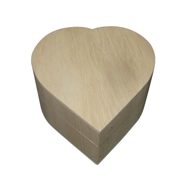Wooden Heart Box - Etsy UK