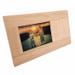 Deluxe Solid Oak Landscape 6"x4" Photo Frame With Engraving Area - Etsy UK
