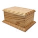 21cm Rectangular Solid Oak Box With Lift-off Lid - Etsy UK