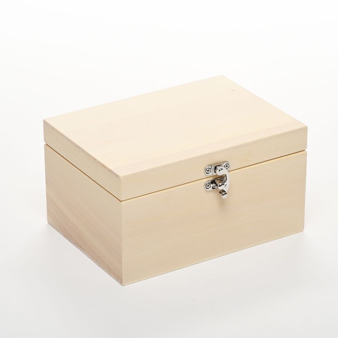 LUXURY Pale Wood Deep Rectangular Box, 28cm - Etsy UK