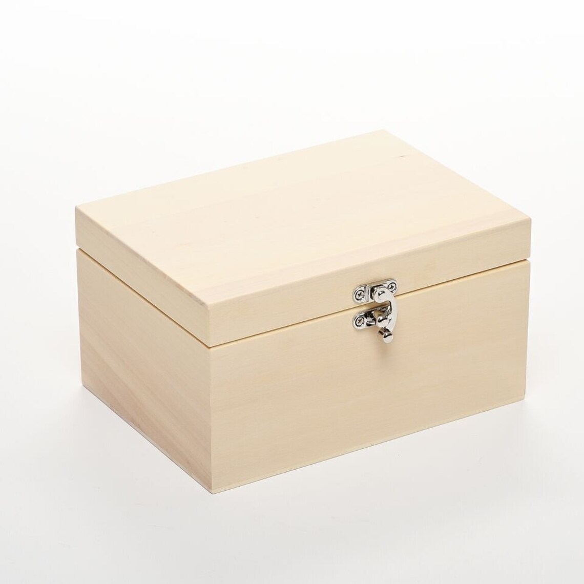 LUXURY Pale Wood Deep Rectangular Box 28cm - Etsy UK