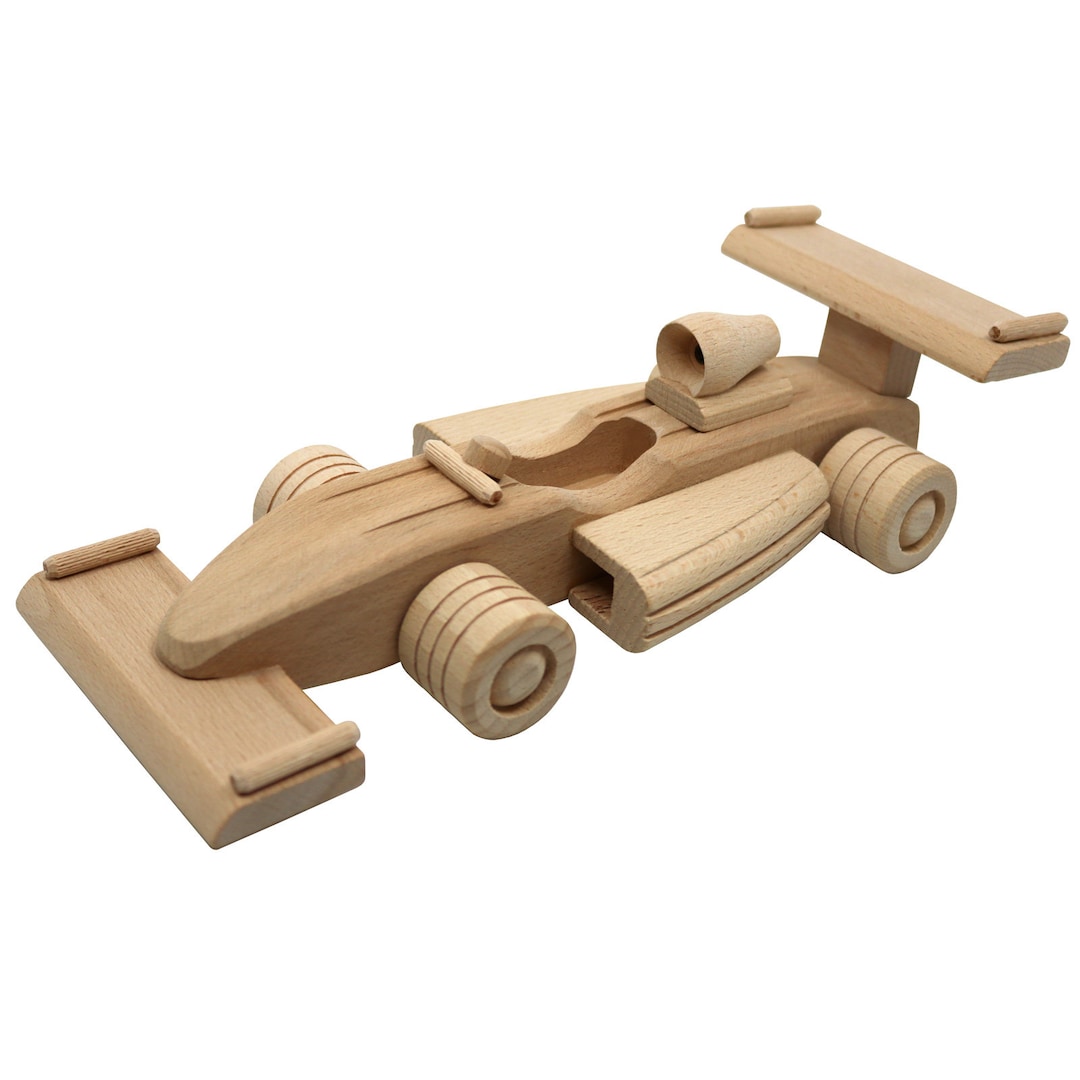 Wooden Toy Racing Car - Etsy