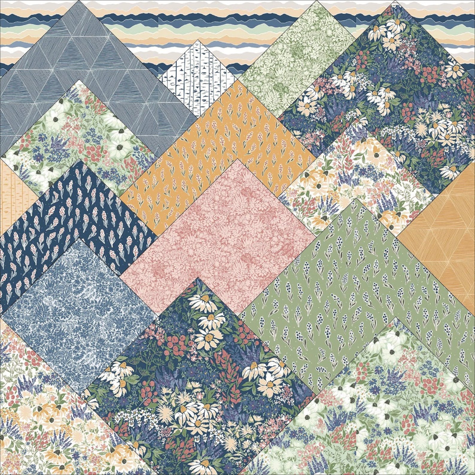 Pinnacle Quilt {PDF Pattern} - Etsy