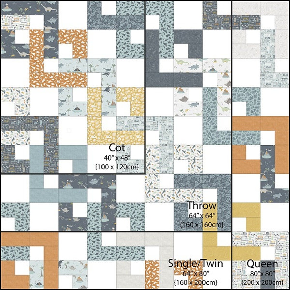 Missing Link Quilt Pattern PDF - Etsy