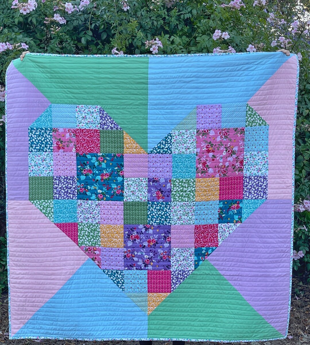 Bursting Heart - PDF Quilt Pattern - Etsy